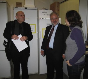 Samuel Stupp visits IBEC - Institute for Bioengineering of Catalonia