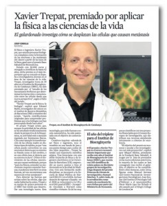 “Xavier Trepat, premiado por aplicar la física a las ciencias de la ...
