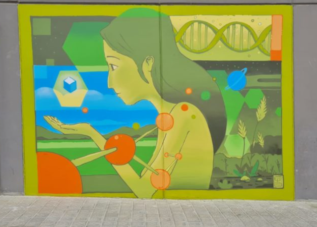 Art inspired by IBEC's bioengineering hits the streets - Institute for ...