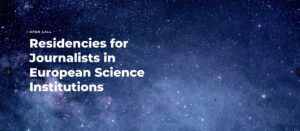 Frontiers programme. Science and Science Journalism - Institute for ...